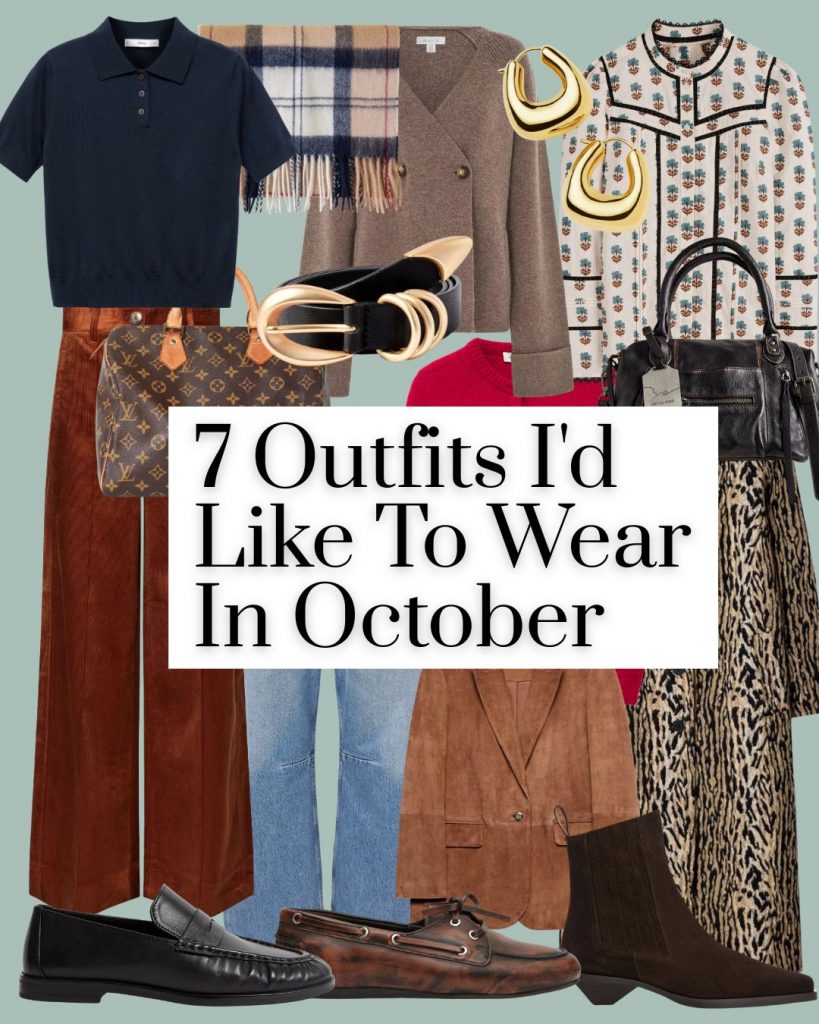 7 outfits I'd like to wear in October - WearsMyMoney